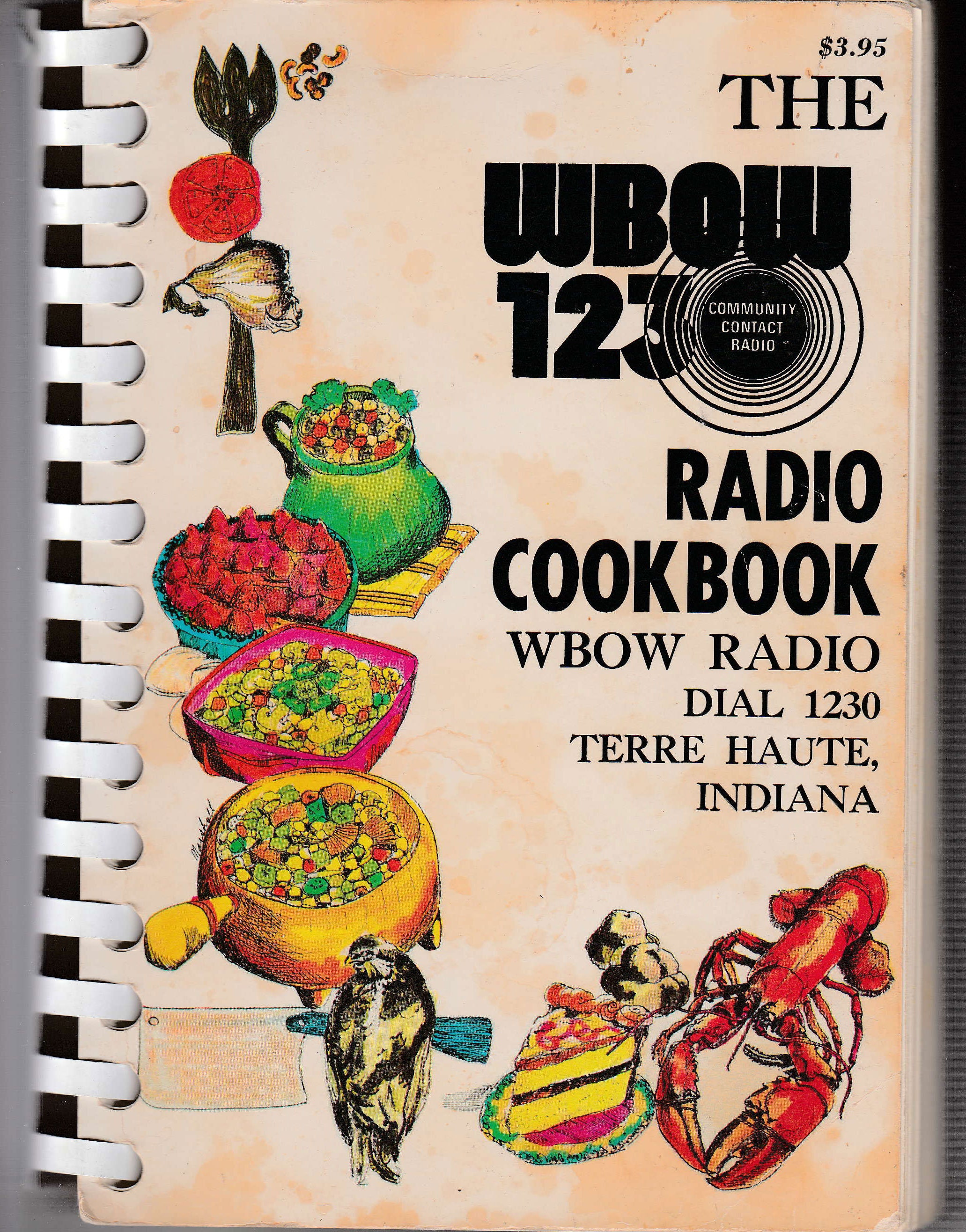 The WBOW 1230 Radio Cook Book Terre Haute Indiana Cookbook | Etsy