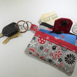 Easy PDF Sewing Instructions for Snap Tab Key Chain Coin Purse, Card ...