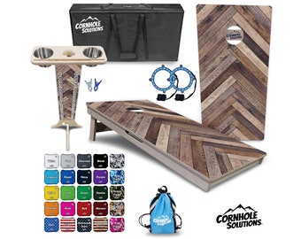 Tournament Cornhole Bundle Options Mountain Sunset 1 2'x4' Regulation ...