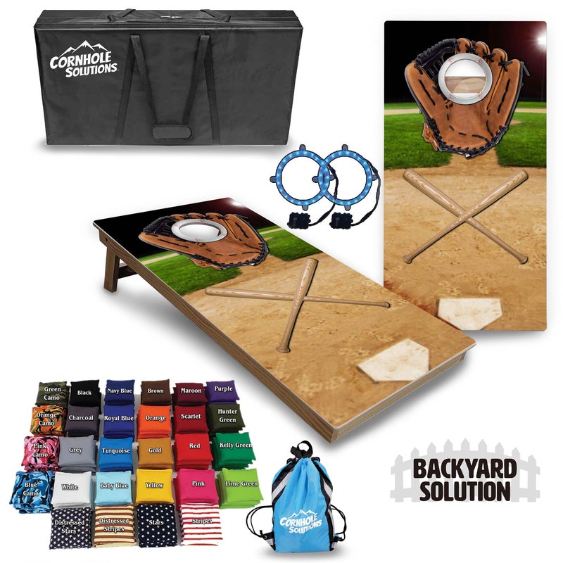Baseball Cornhole - Etsy