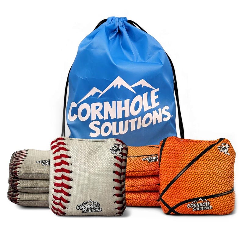 Pro Style Rec Cornhole Bags – Set of 8 (sports Theme) - Etsy