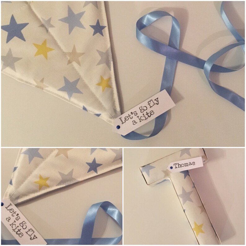 Kite, Nursery Decor, Name Letter, Wall Hanging, Fabric Kite, Nursery ...