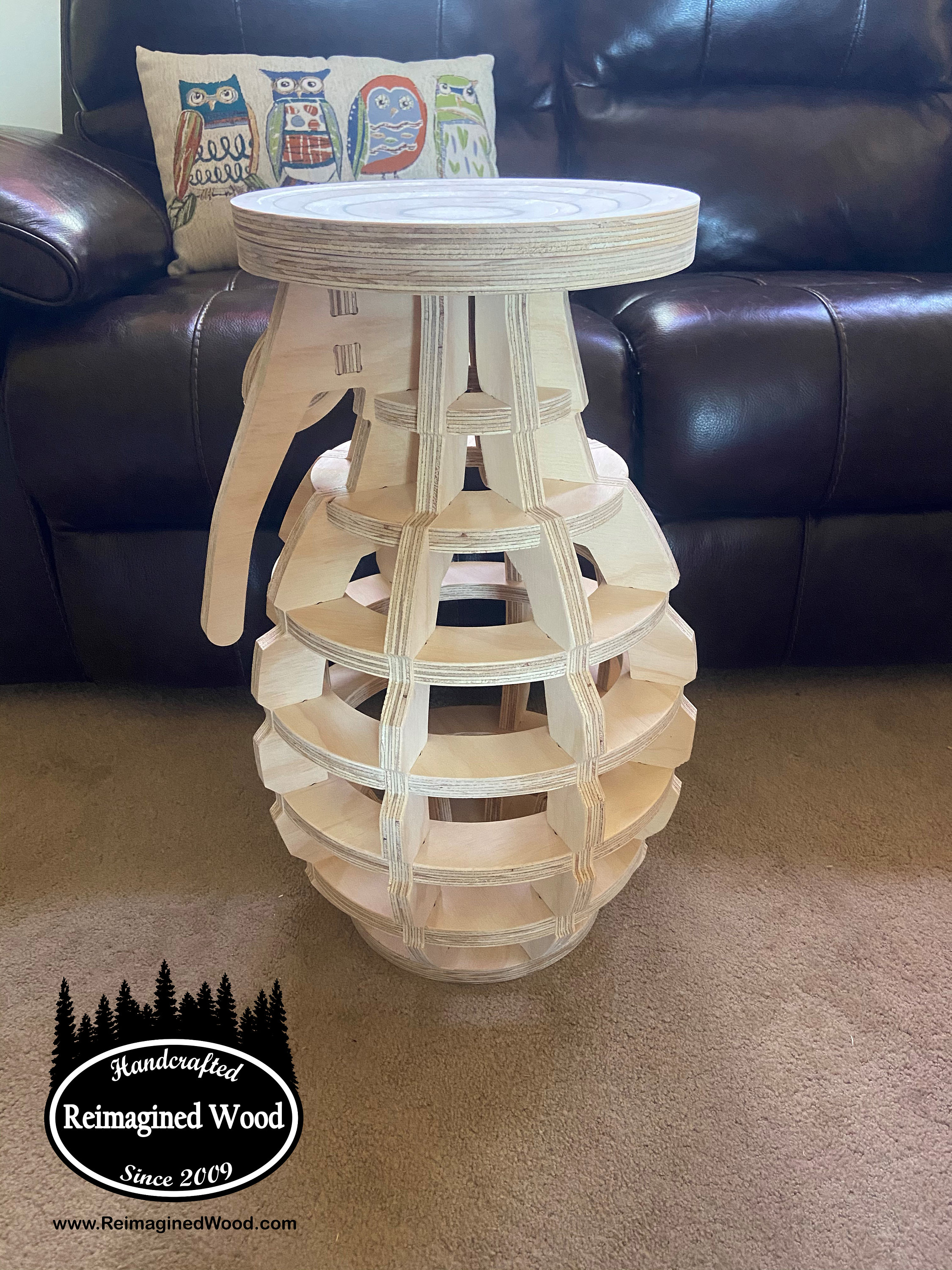 Hand Grenade End Table / Side Table - Etsy