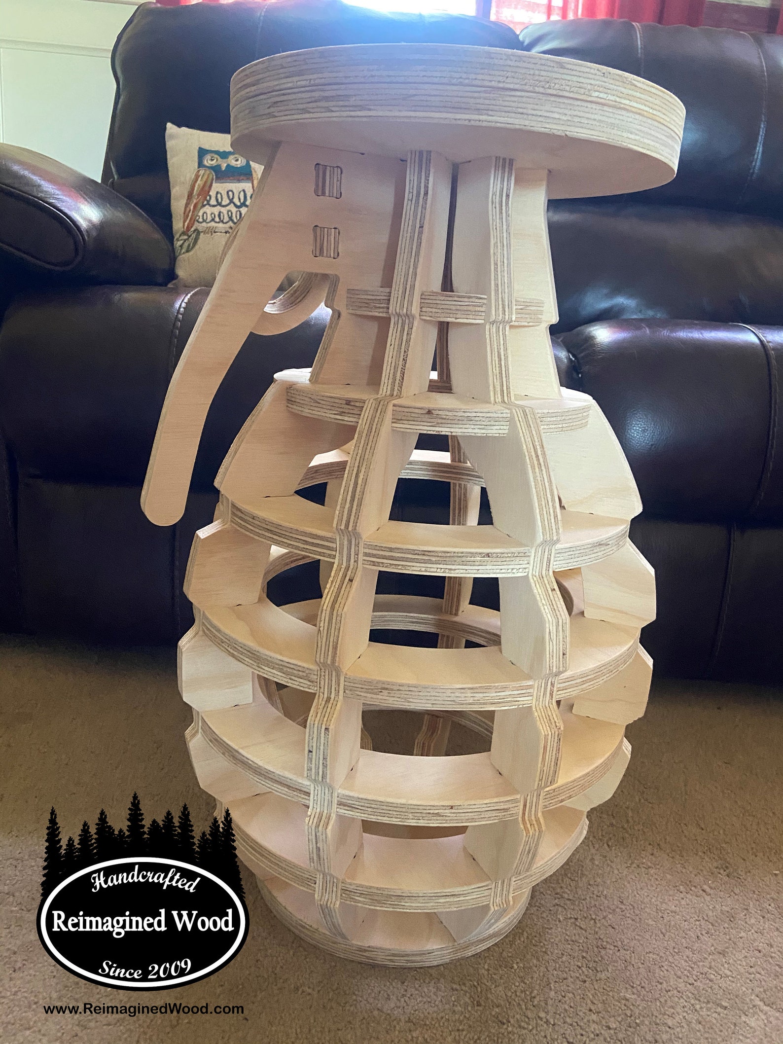 Hand Grenade End Table / Side Table - Etsy