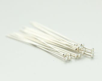 Sterling Silver Headpins - Etsy