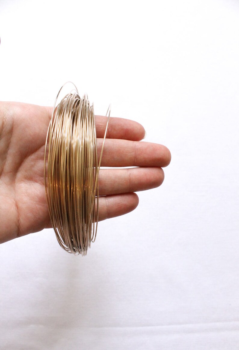 3 Feet 20 Gauge 14k Gold Filled Wire Half Hard Round - Etsy