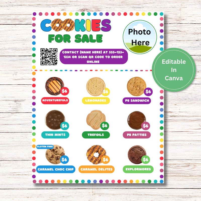 Abc 2026 Cookie Flyer - Etsy