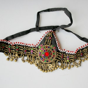 Kuchi Tribal Header With Colorful Jewels, Tribal Style Dance, Kuchi ...
