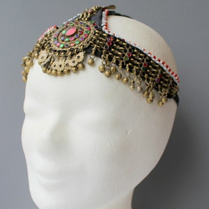 Kuchi Tribal Header With Colorful Jewels, Tribal Style Dance, Kuchi ...