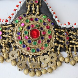 Kuchi Tribal Header With Colorful Jewels, Tribal Style Dance, Kuchi ...