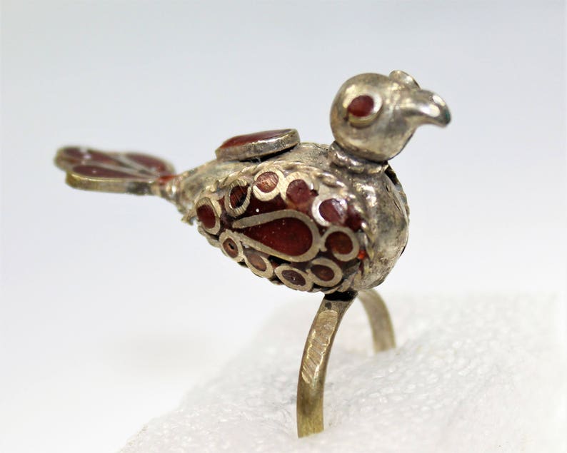 Kuchi Bird Ring Various Colors Tribal Ring Hippie Boho - Etsy