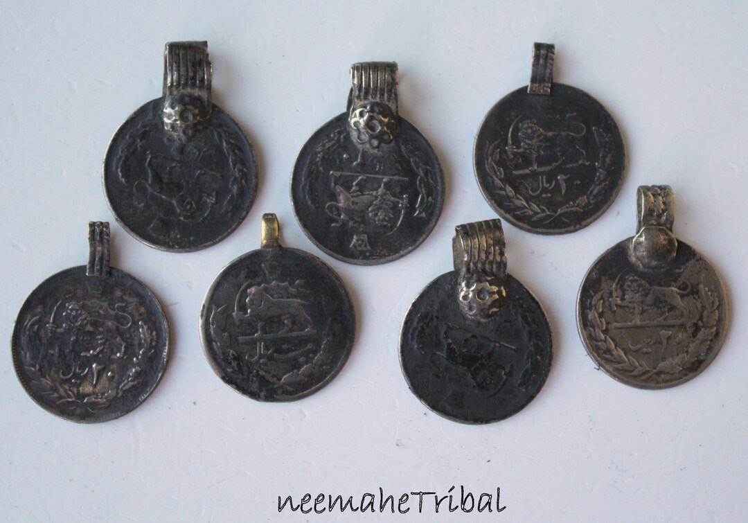 7 Big Extra Vintage Kuchi Tribal Coins With 3 Cm / 1.18 " Diameter - Etsy