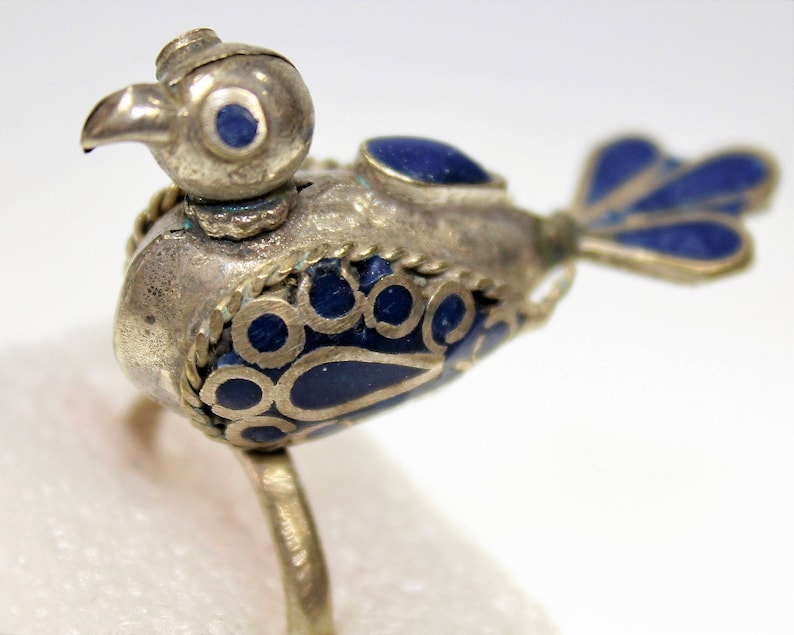 Kuchi Bird Ring Various Colors Tribal Ring Hippie Boho - Etsy