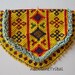 Beaded Kuchi Patch With White Beaded Border, 27 X 19 Cm - Etsy