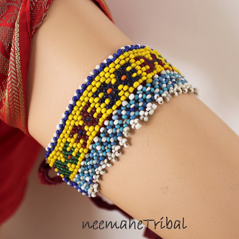 Beaded Arm Band - Etsy