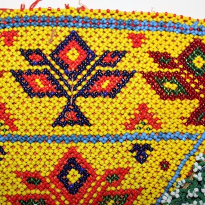 Beaded Kuchi Patch Big Vintage Tribal Belt Part Applique Handmade ...