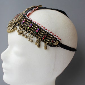 Kuchi Tribal Header With Colorful Jewels, Tribal Style Dance, Kuchi ...