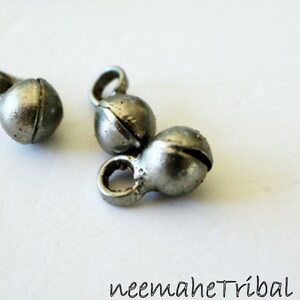 Tiny Bells, Newly Made Tiny Silvertone Bells, 11 Mm Long - Etsy