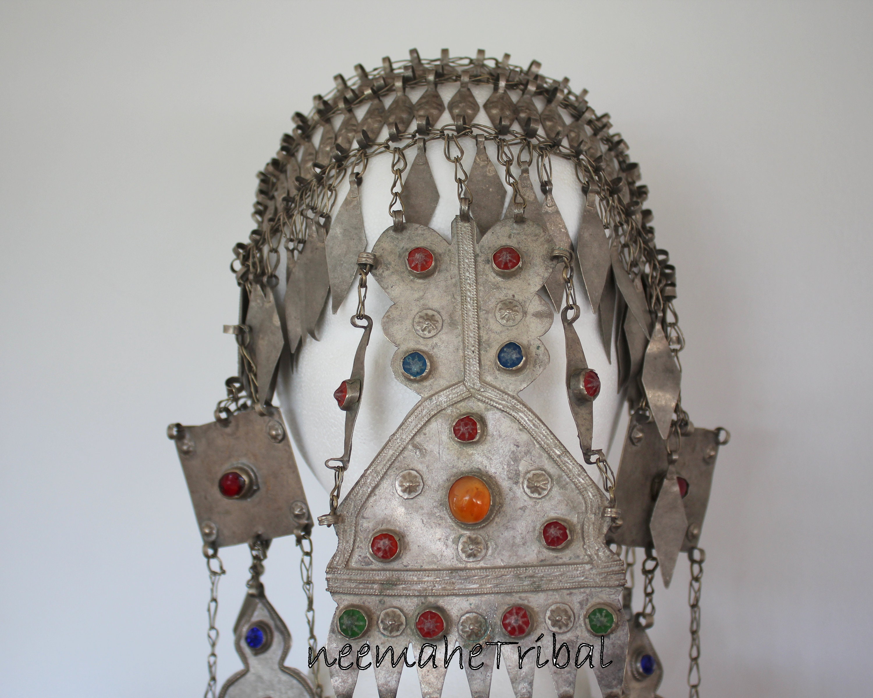 Turkmen Wedding Headpiece GAASHBAAGH | Etsy