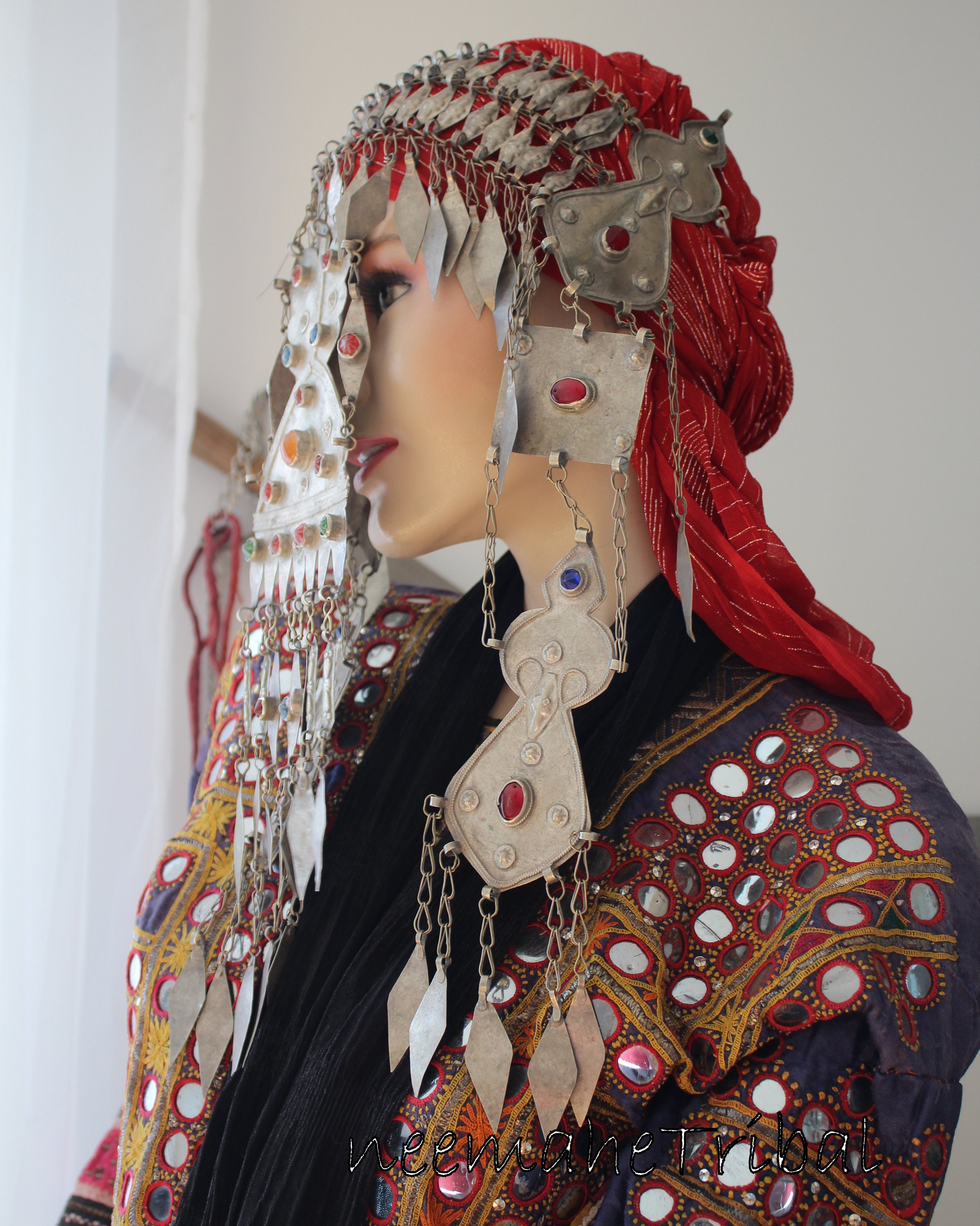 Turkmen Wedding Headpiece GAASHBAAGH | Etsy