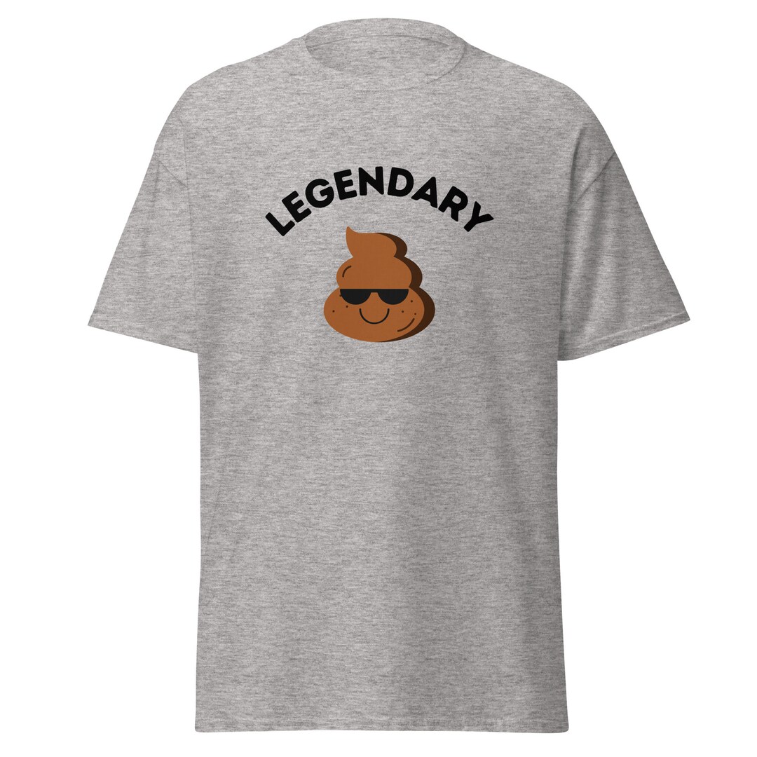 Men's Legendary Poop T-shirt - Etsy