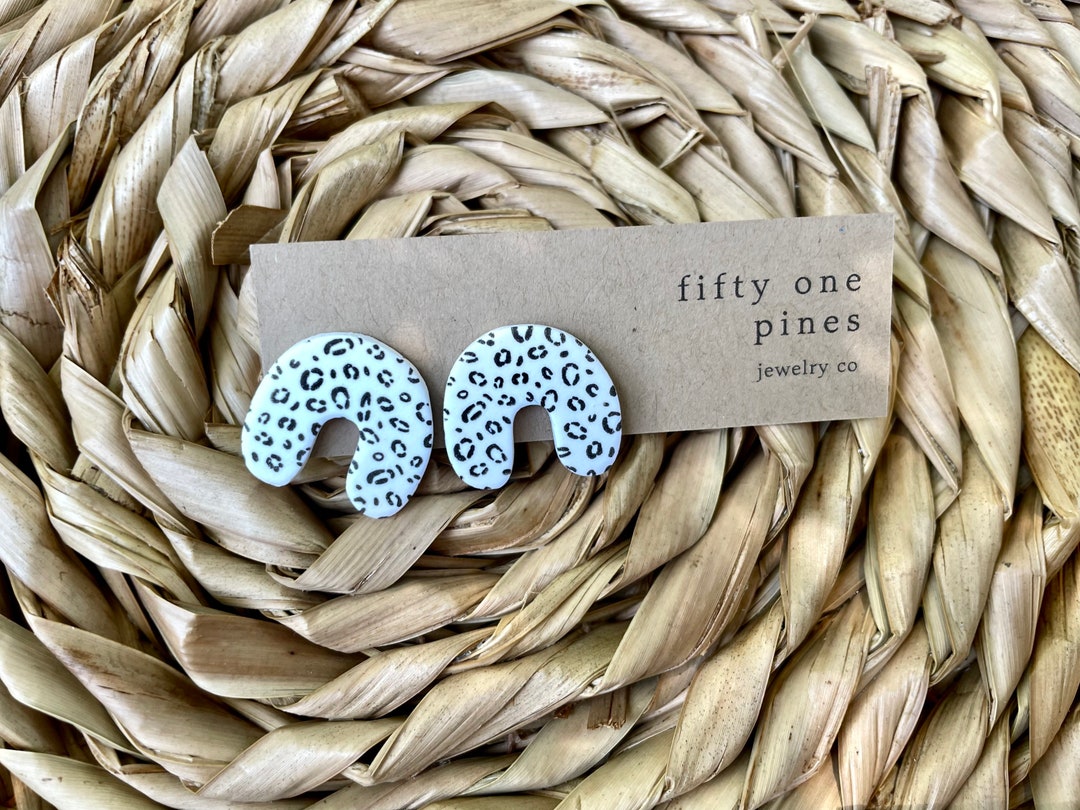 The Cheetah Collection Arch Stud - Etsy