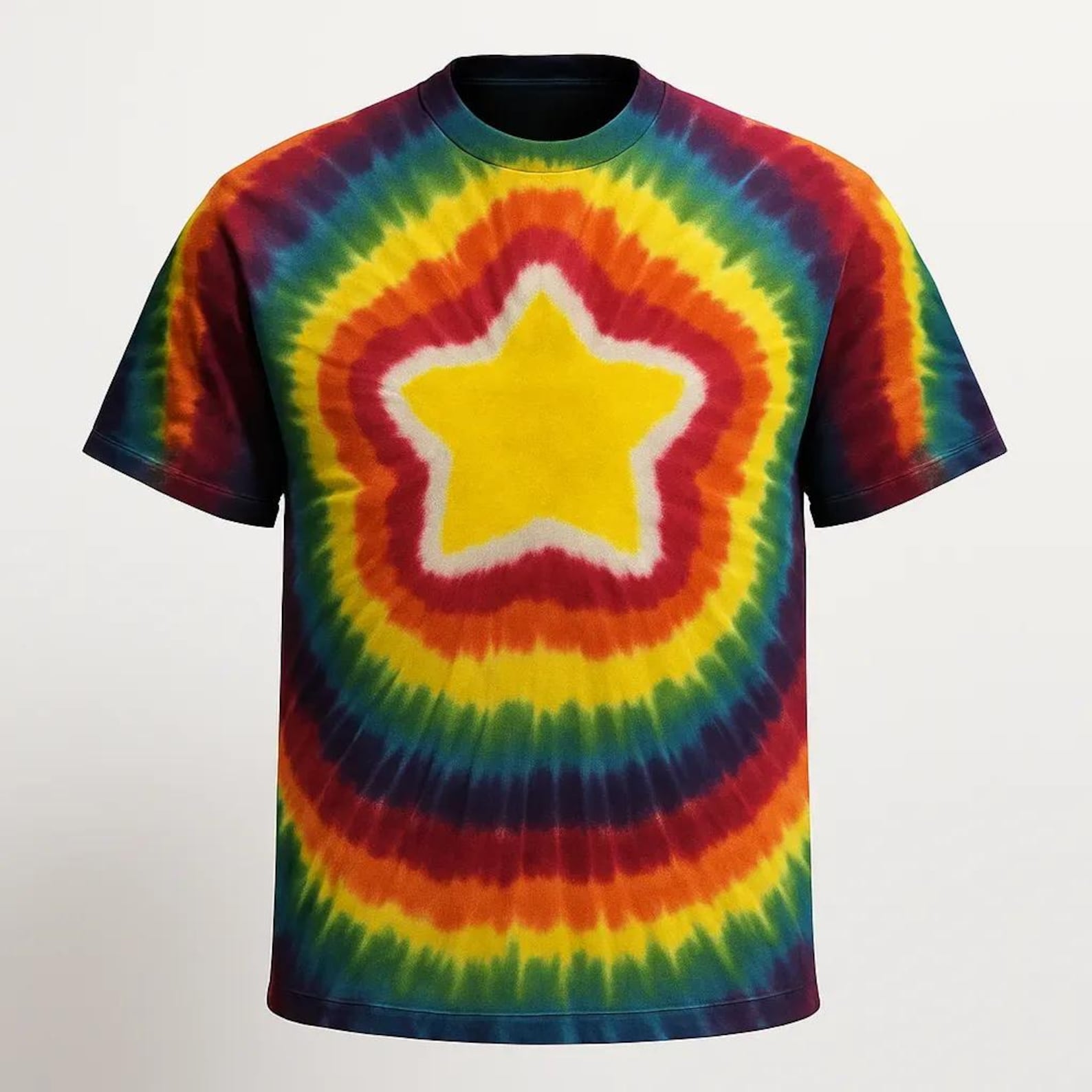 Tie Dye Star T-shirt Shirt Hand Made Customizable FREE SHIPPING Tye Die ...