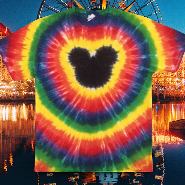 Tie Dye Mickey - Etsy