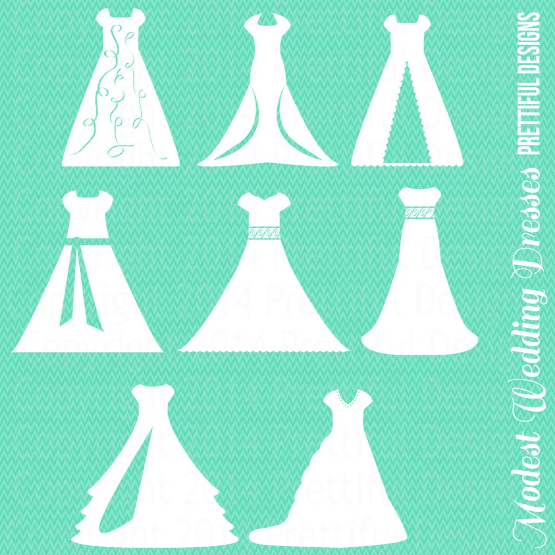Modest Wedding Dress Clipart Temple LDS Church of Jesus Christ Clip Art ...