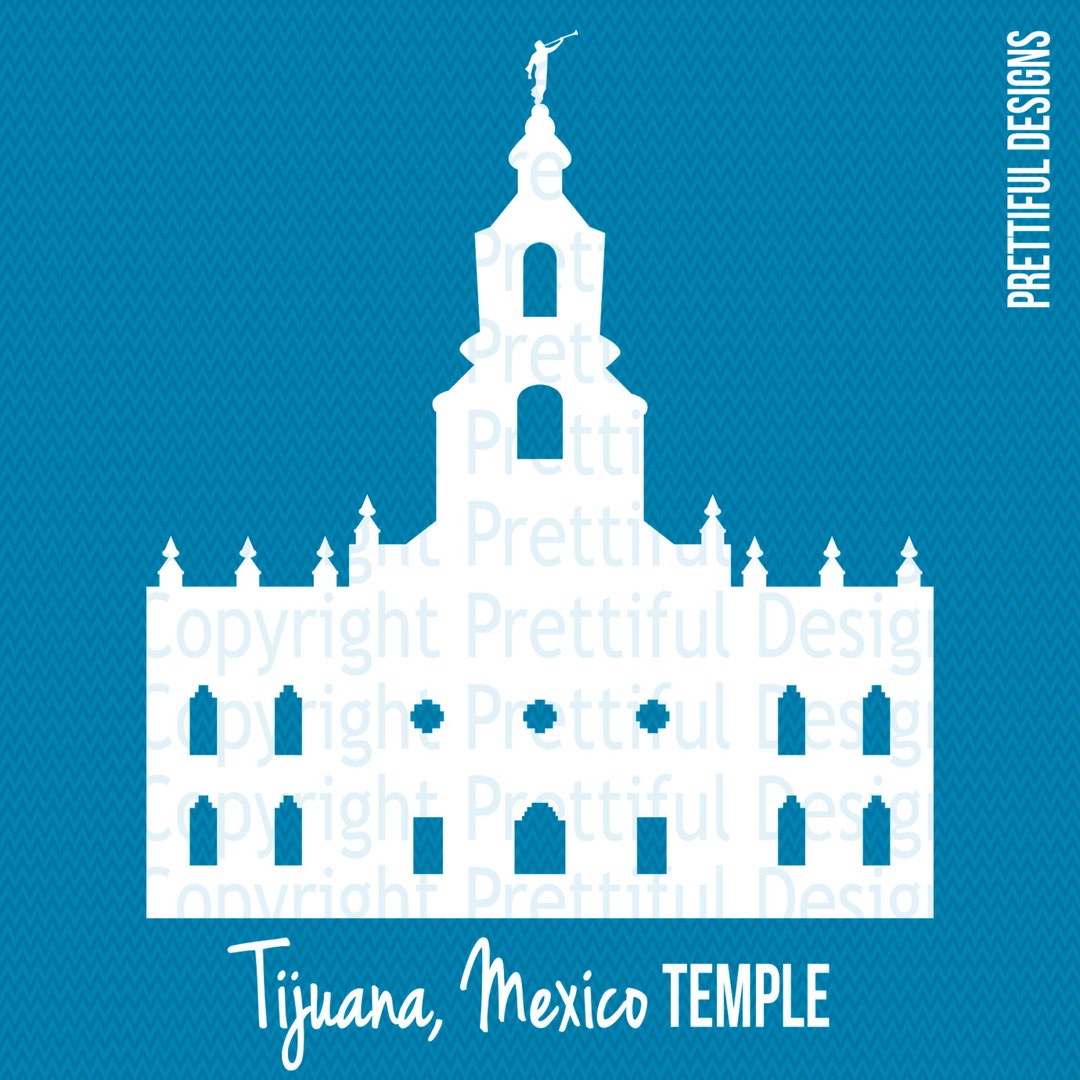 Tijuana Mexico Temple LDS Church of Jesus Christ Clip Art Png Eps Svg ...