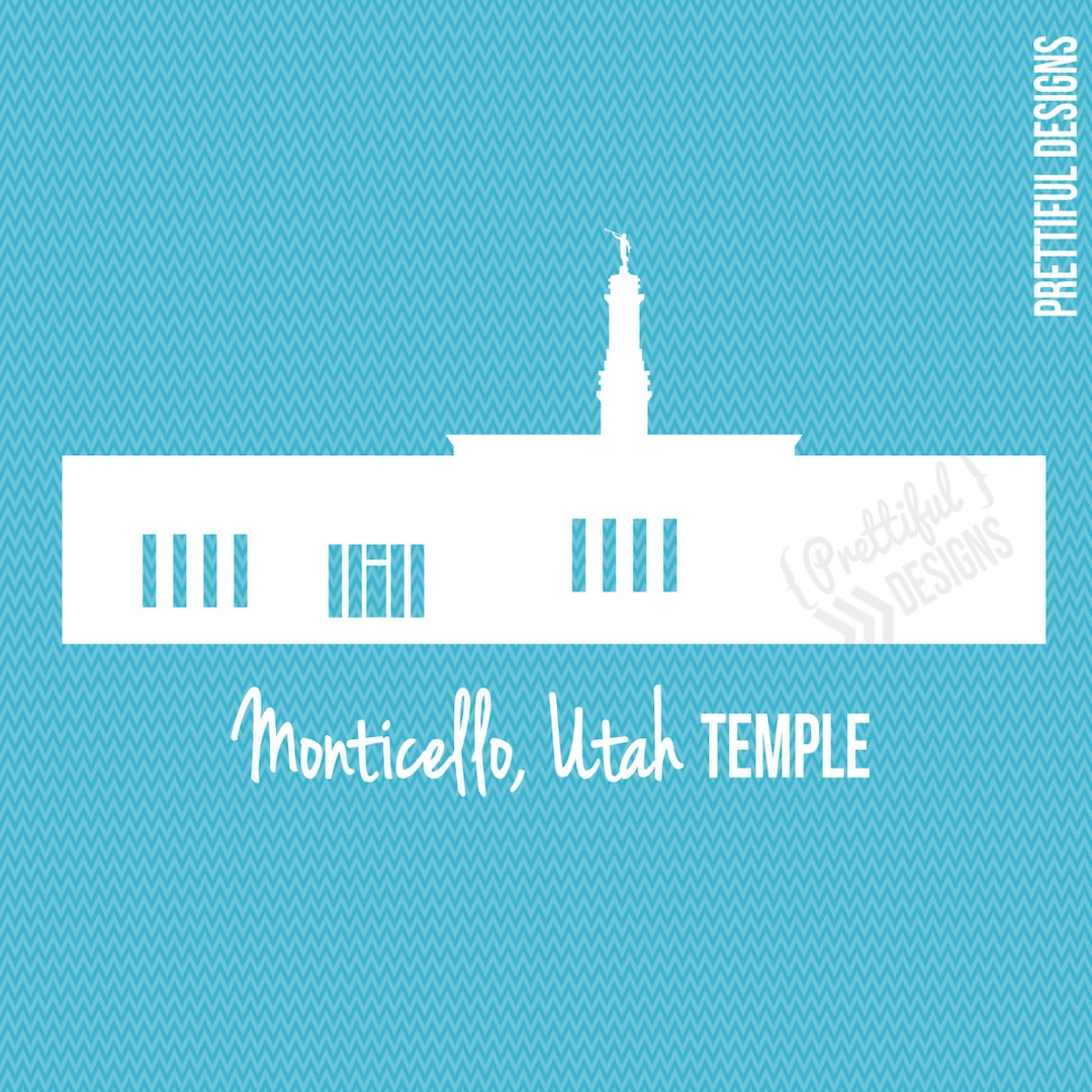 Monticello, Utah Temple LDS Church of Jesus Christ Clip Art Png Eps Svg ...