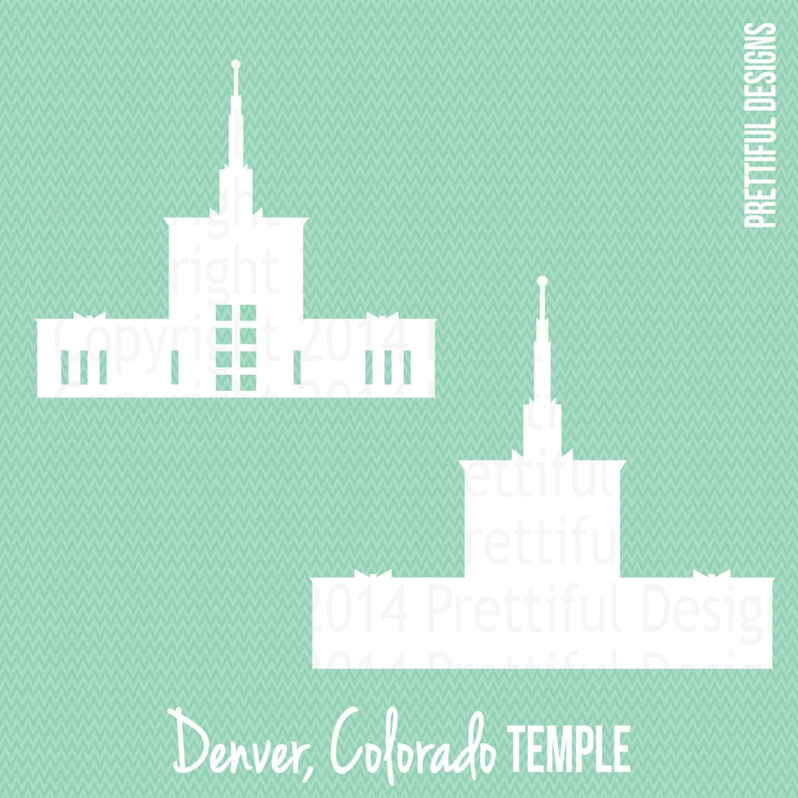 Denver Colorado Temple LDS Church of Jesus Christ Clip Art Png - Etsy