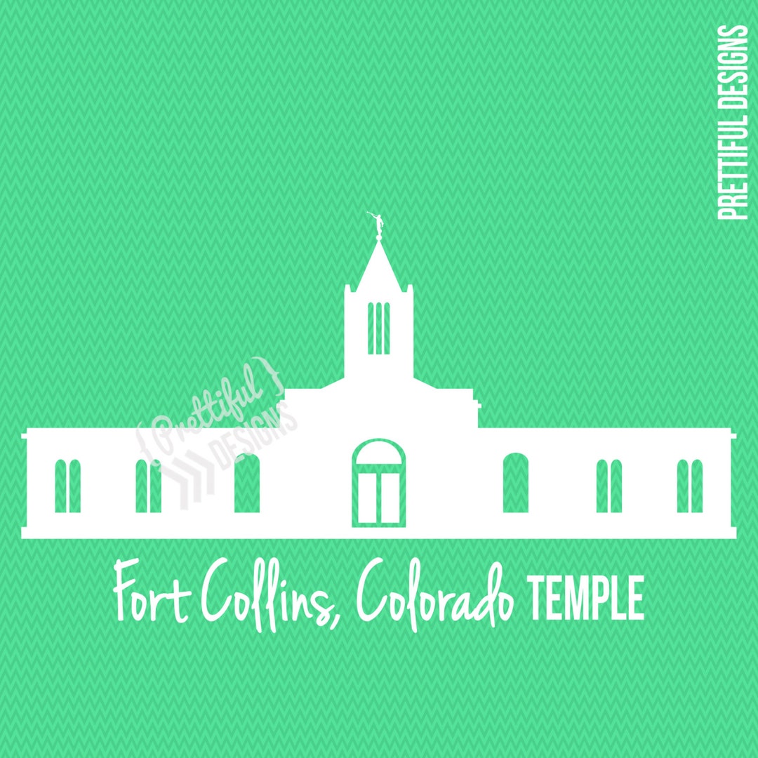 Fort Collins, Colorado LDS Church of Jesus Christ Clip Art Silhouette ...