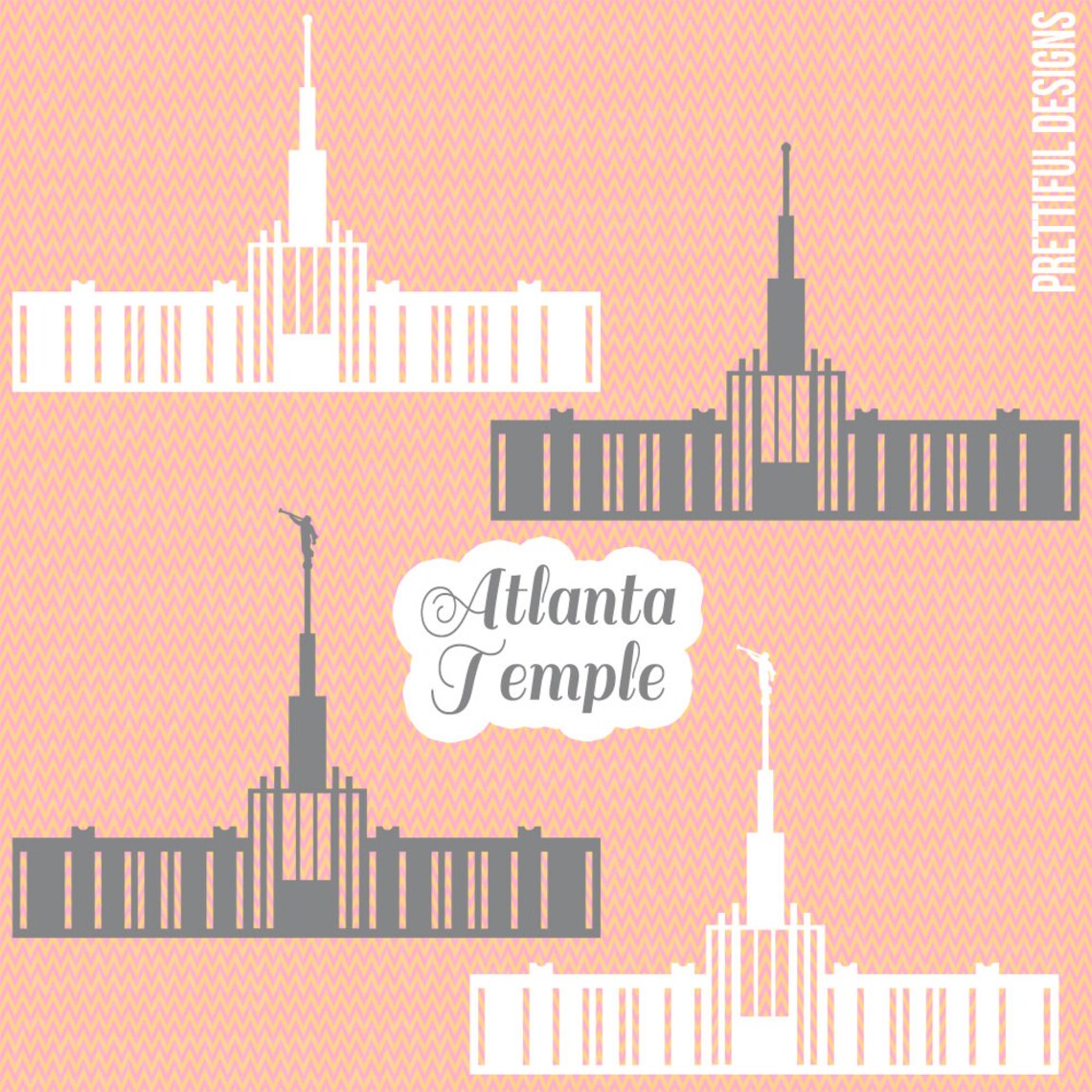 Atlanta Georgia Temple LDS Church of Jesus Christ Clip Art Png Eps Svg ...