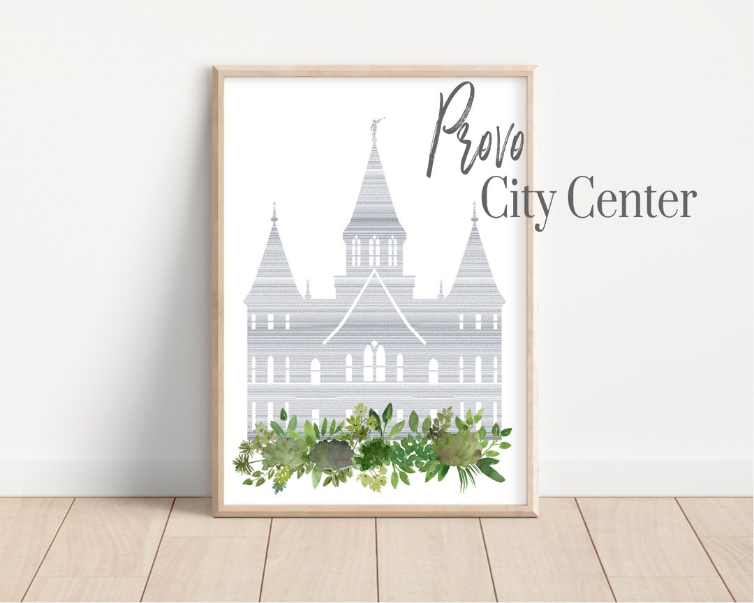 Provo City Center Temple Art Digital Print | Church of Jesus Christ ...