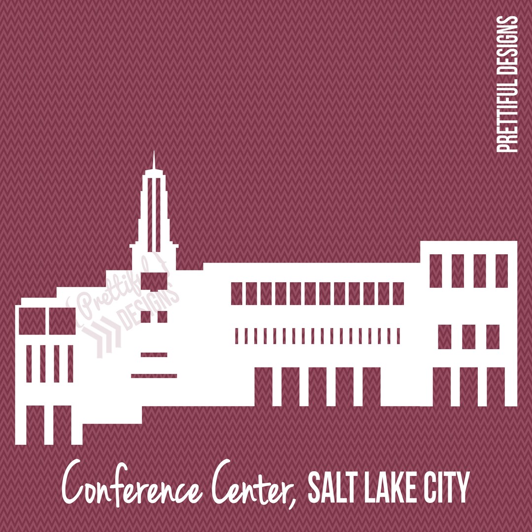 LDS Conference Center Silhouette Salt Lake City, Utah LDS Church of ...
