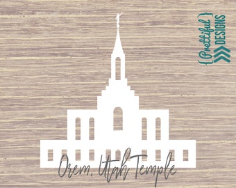 Orem Temple Svg - Etsy