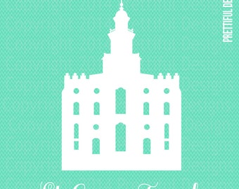 Draper Utah Temple LDS Church of Jesus Christ Clip Art Png Eps | Etsy