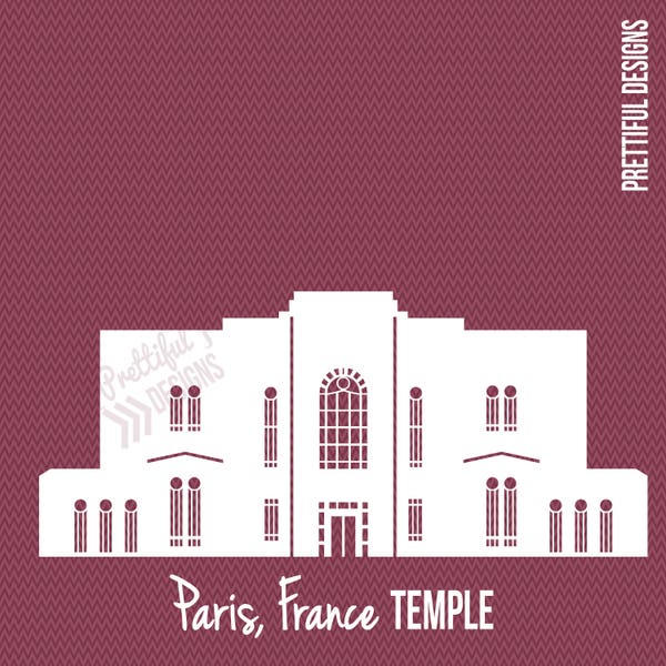 Paris France Temple - Etsy