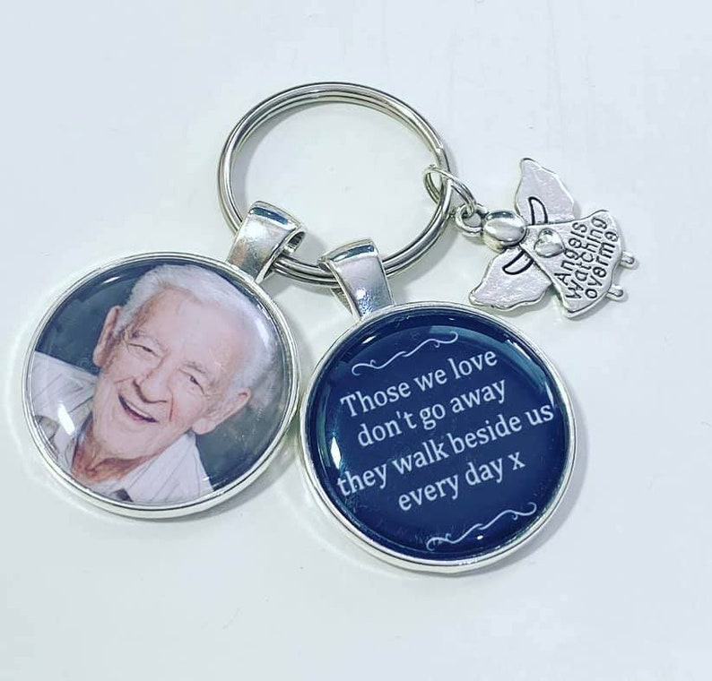 Personalised Photo Keyring Memorial Bereavement Lost Loved - Etsy UK