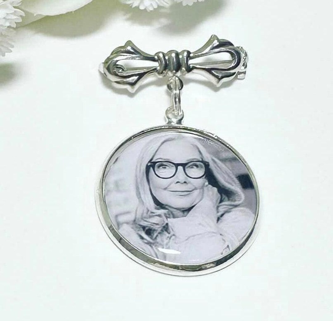 Groom Photo Buttonhole Charm Personalised Boutonniere Photo Charm ...
