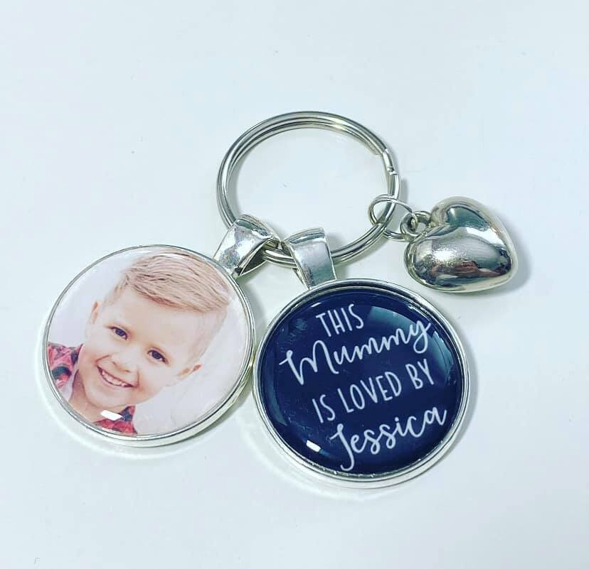 Mummy Personalised Photo Keyring This Mummy is Loved By - Etsy UK