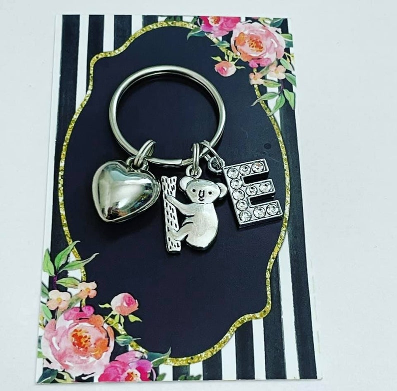 KOALA Personalised Keyring Koala Bear Gift - Etsy UK