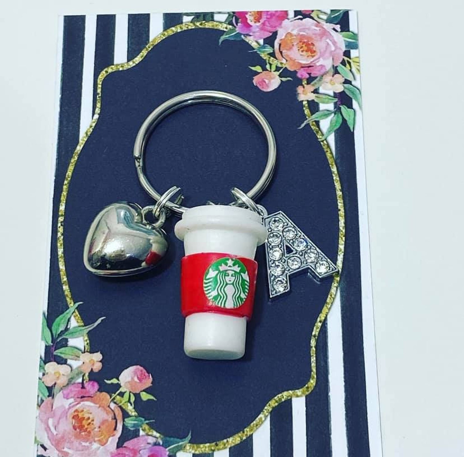 Starbucks Coffee Cup Keyring Personalised Friend Gift - Etsy UK