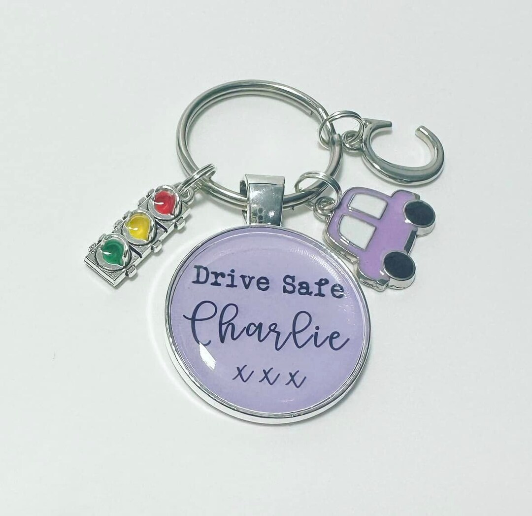 Drive Safe Keyring, Drive Safe We Love You Gift, New Driver Gift ...
