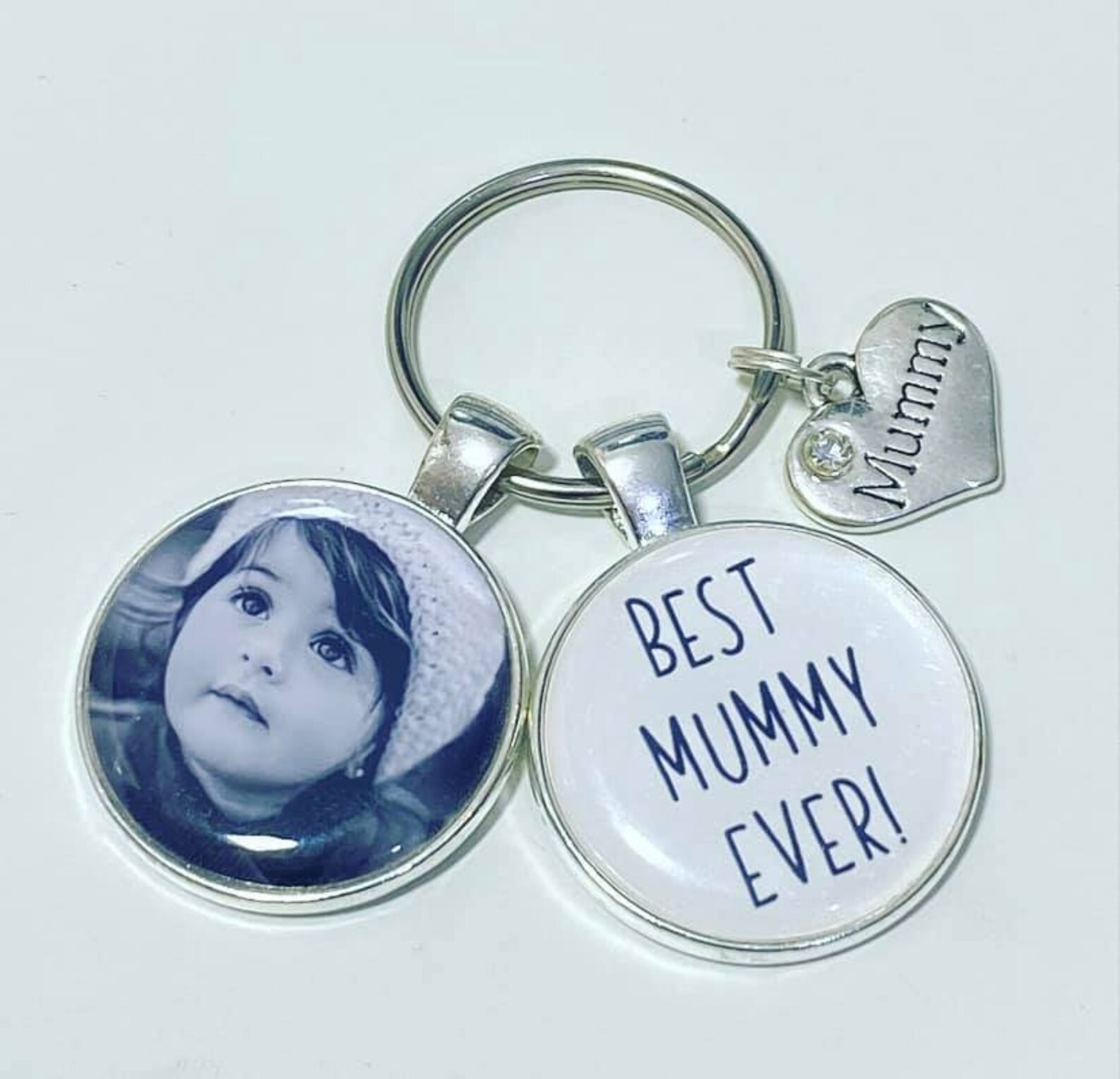 Mummy Personalised Photo Keyring Best Mummy Ever - Etsy UK