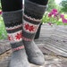 Knit Socks Wool Socks Knitted Socks Scandinavian Pattern Norwegian ...