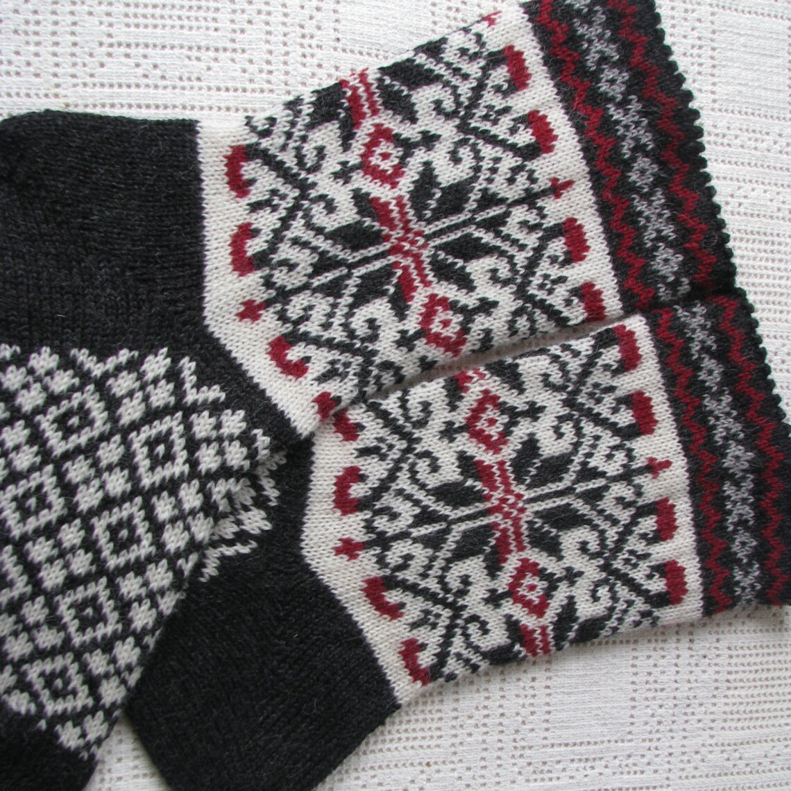 Wool Socks Handmade Socks Norwegian Socks for Men. Warm Socks | Etsy