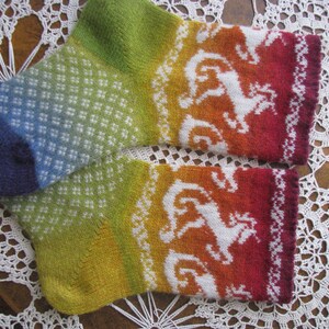 Knit Socks Men Socks Wool Socks Knitted Socks Scandinavian Pattern ...