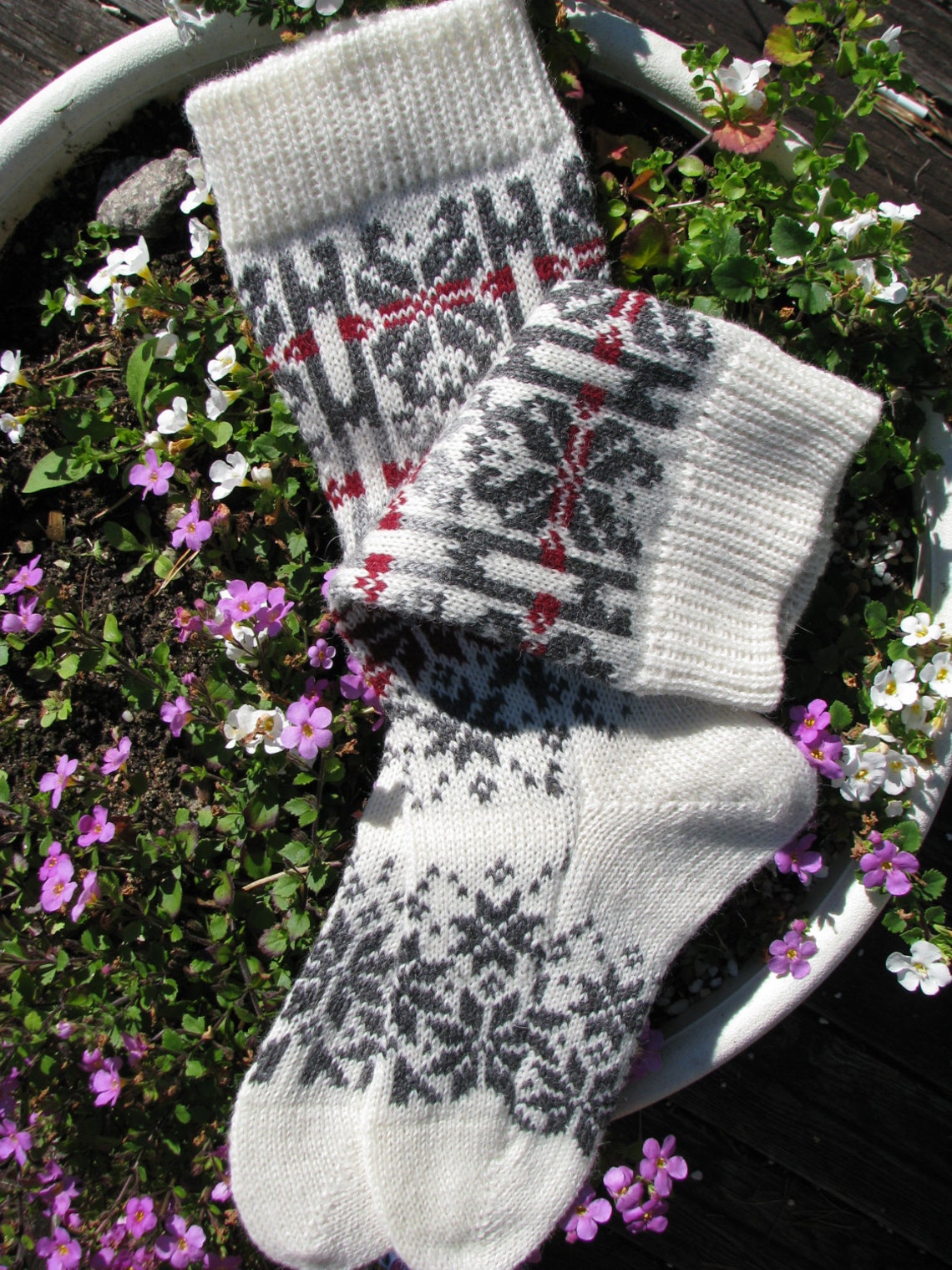 Knit Socks Wool Socks Knitted Socks Norwegian Socks Christmas - Etsy